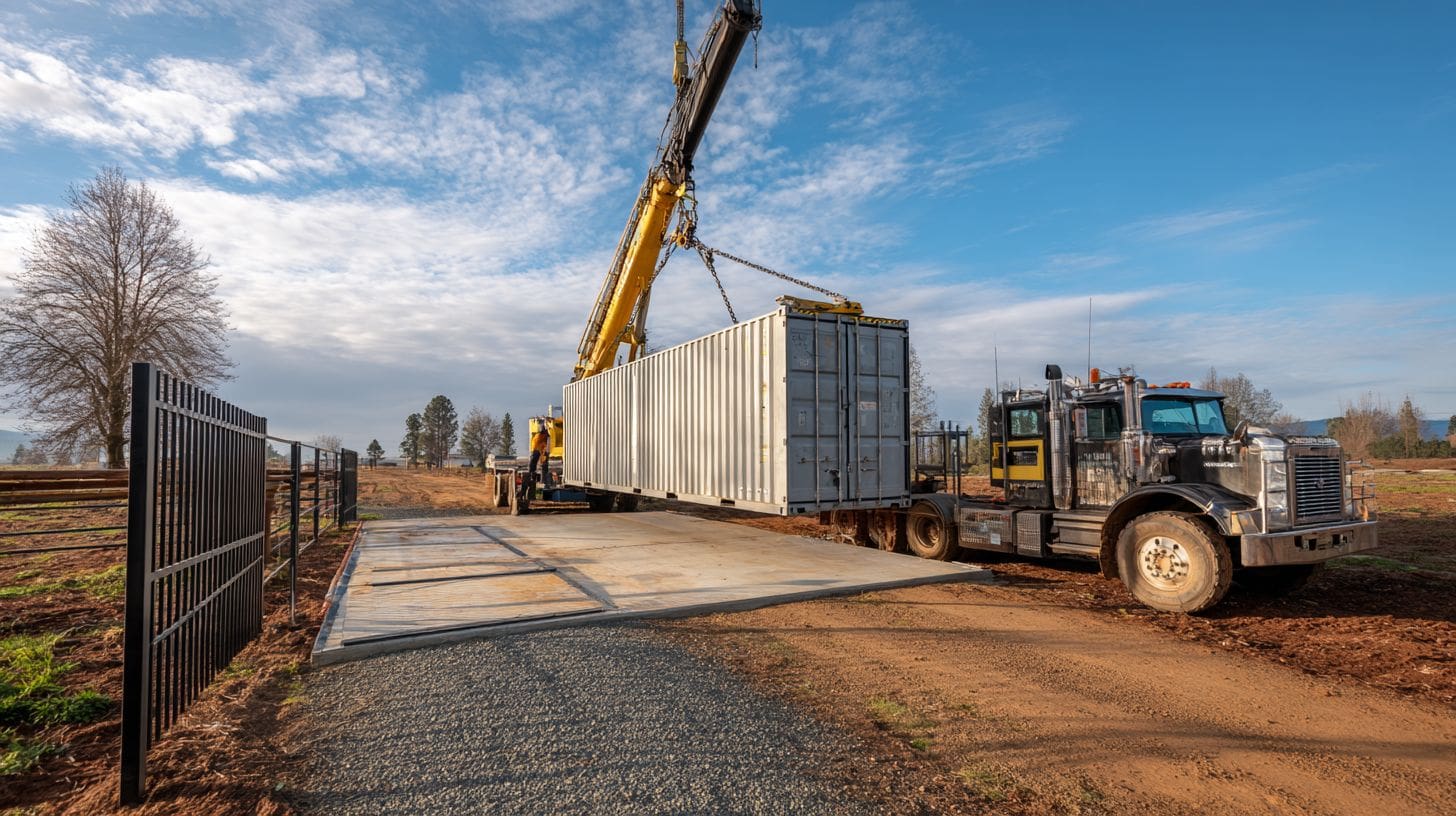 Shipping Container Delivery Requirements: What Your Property Needs ...