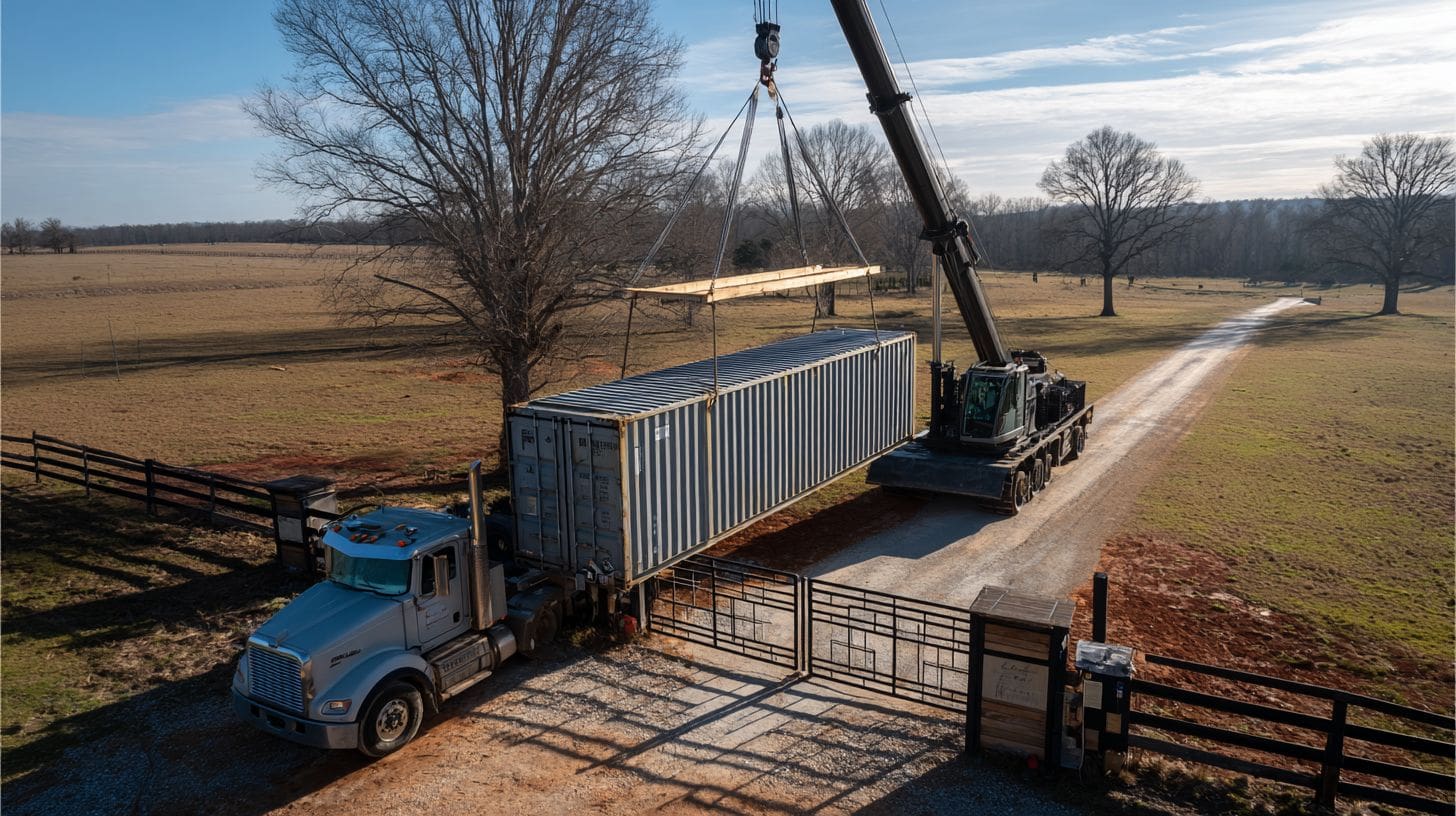 Shipping Container Delivery Requirements: What Your Property Needs ...